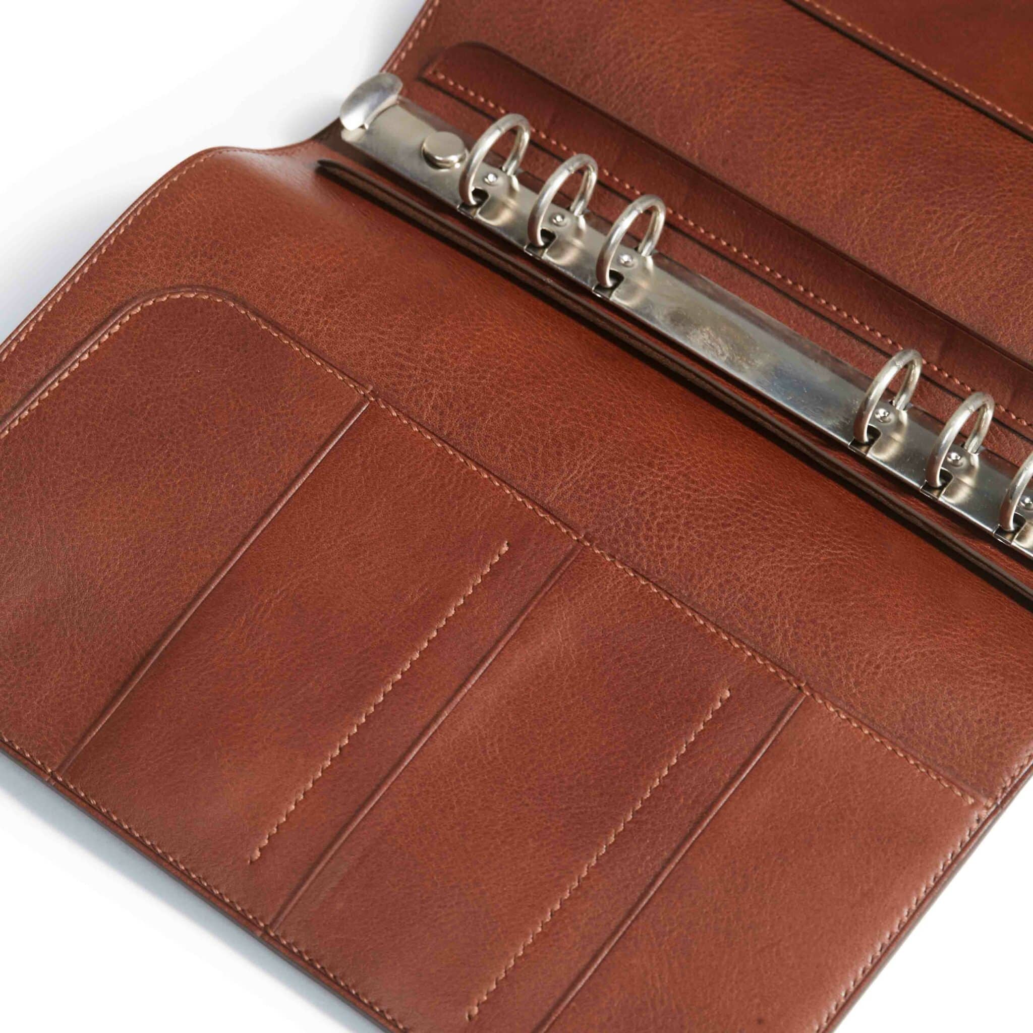 Basic Leather Book Cover - 100% Handmade for A5 Notebook