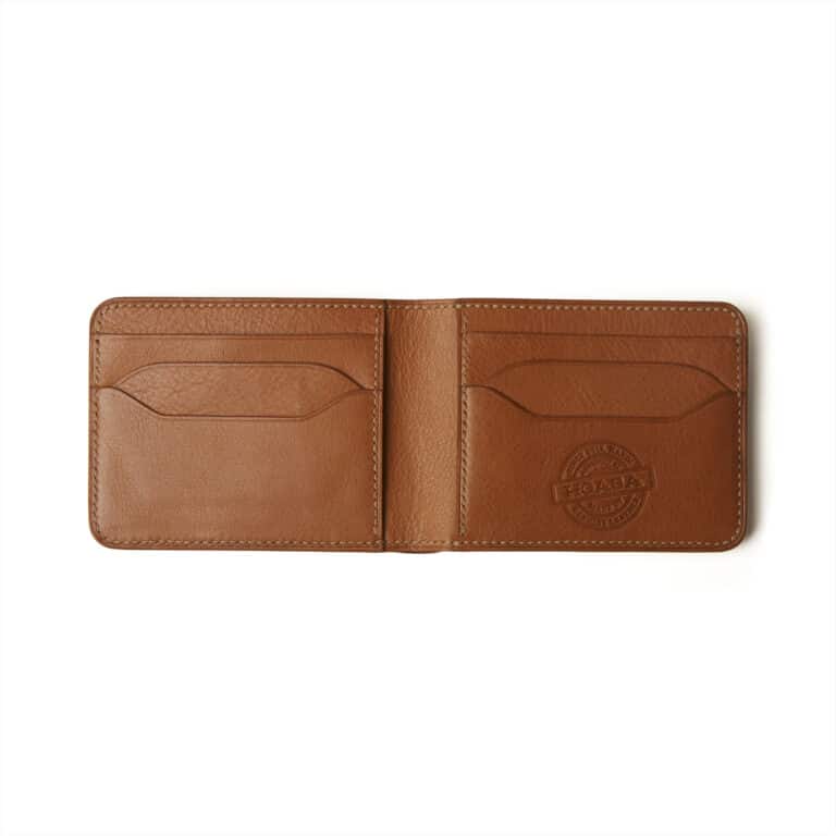 Classic Leather Bifold Wallet - 100% Handmade by Hoa Sa