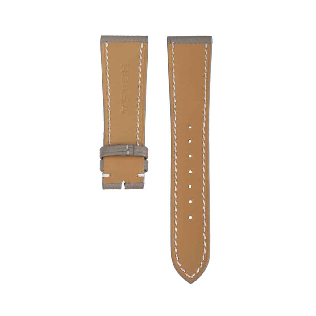 Epsom Leather Watch Strap - Olive Slim - 100% Handmade