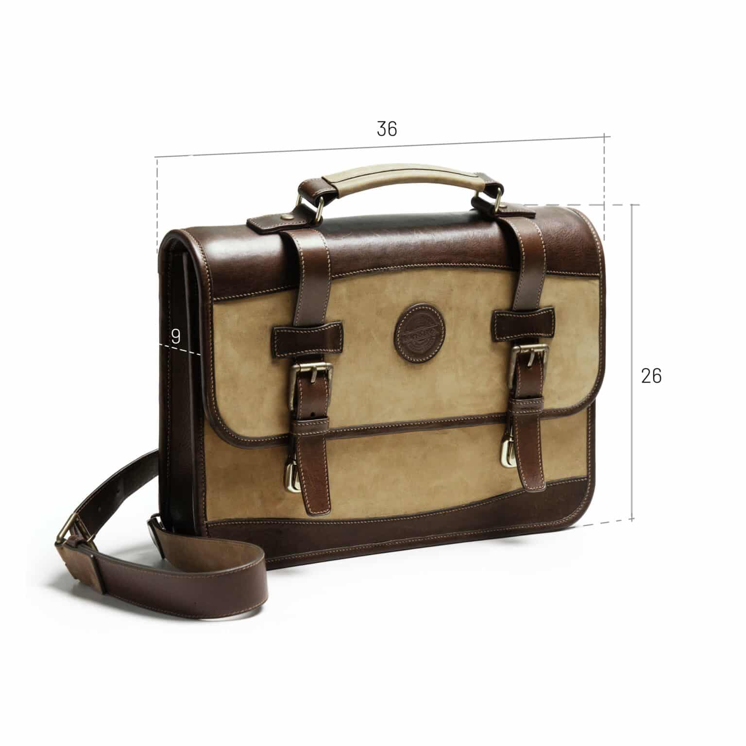 Bespoke Handmade Leather Briefcase For Men Vintage Designs